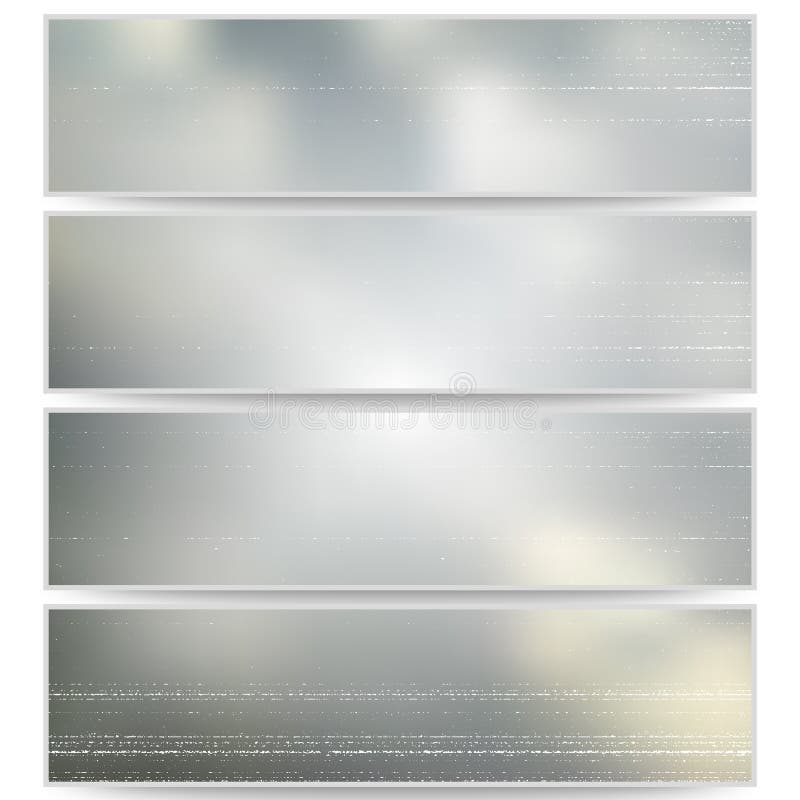 Abstract Unfocused Natural Headers, Blurred Design Stock Vector ...