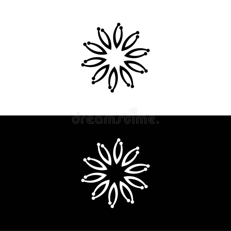 Abstract Union Circle Shape Logo Design Vector Template . Stock Vector ...