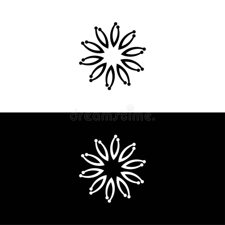 Abstract Union Circle Shape Logo Design Vector Template . Stock Vector ...