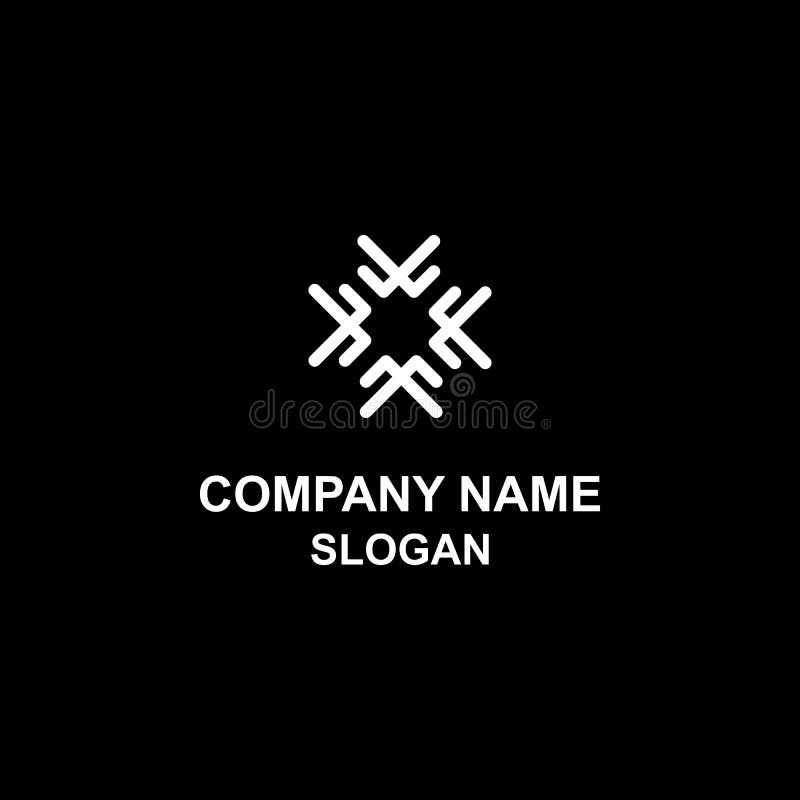 W Initial Letters Monogram, Abstract 4 W Letters Luxurious and Elegant ...