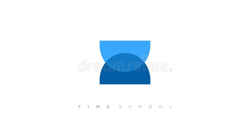 Abstract and Unique Time Symbol Logo Design Stock Vector - Illustration ...