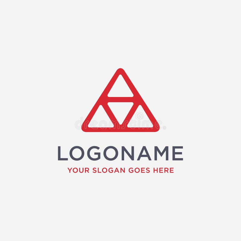 Unity Triangle Black White Symbols Stock Vector - Illustration of ...