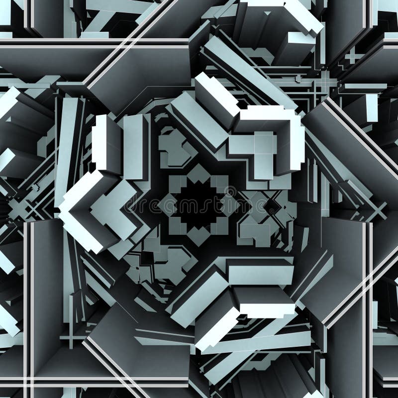 Abstract Urban City Building 05 Stock Illustration - Illustration of ...