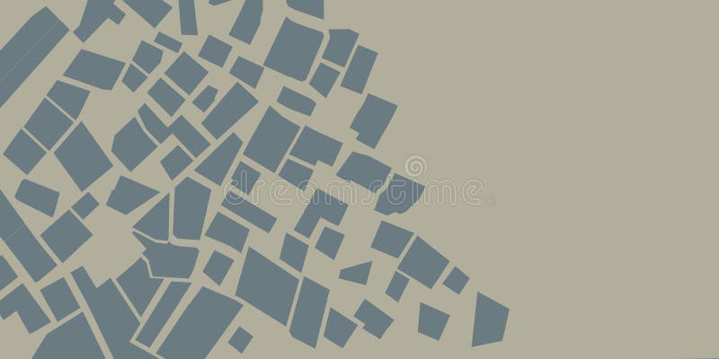 ABSTRACT URBAN MAP PATTERN with GEOMETRIC SHAPES - Minimal City Layout ...