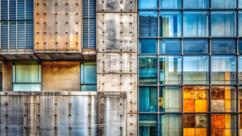 Abstract Urban Textures: a Visual Symphony of Concrete, Metal, and ...