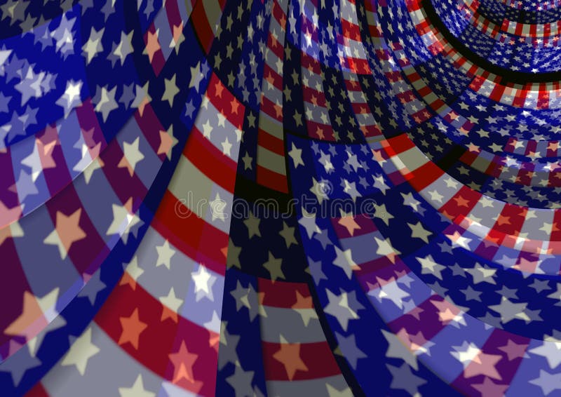 Abstract USA American Flag Patriotic Flowing Background Stock ...