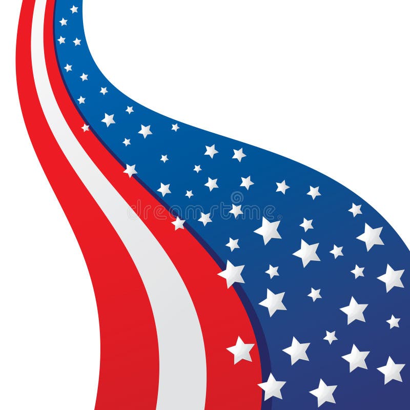 Abstract USA Flag Background Stock Vector - Illustration of event ...