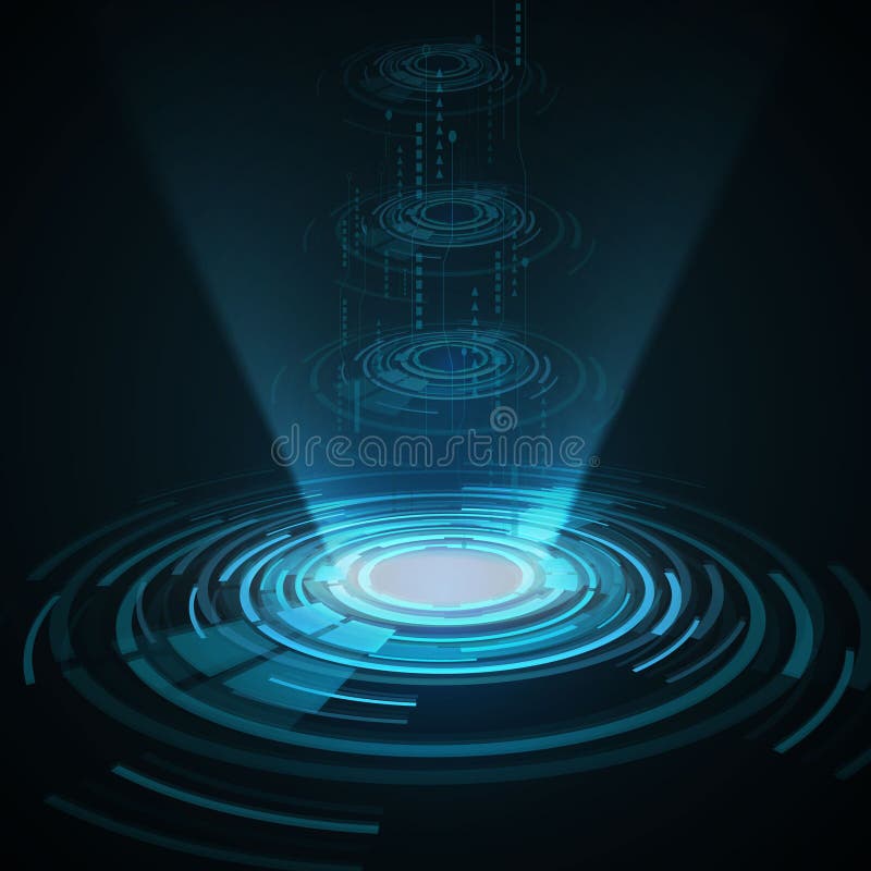Circle Hud Technological Futuristic Elements Stock Illustrations – 110 Circle Hud Technological ...