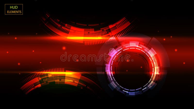 Abstract User HUD Interface from Glowing Futuristic Elements. EPS 10 ... Abstract User HUD Interface from Glowing Futuristic Elements. EPS 10 ...