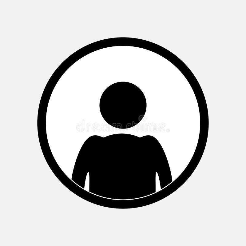 Abstract user icon stock illustration. Illustration of consultant ...
