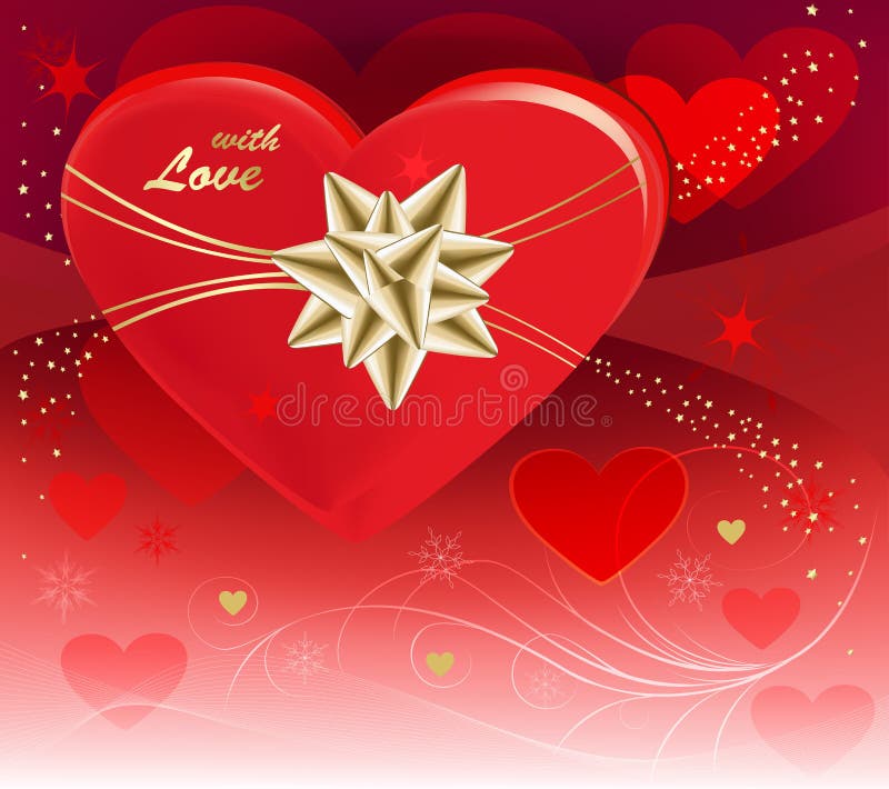 Abstract valentine stock vector. Illustration of beauty - 32860637