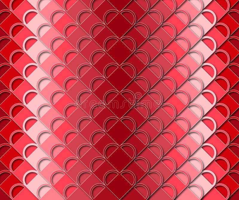 The Abstract Valentine Background Stock Illustration - Illustration of ...