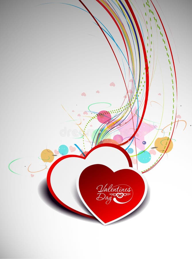 Abstract Valentines Day Background Stock Vector - Illustration of ...