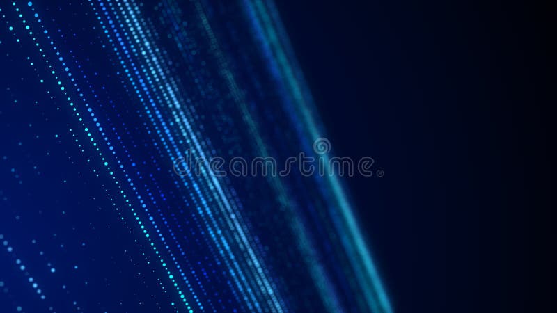 Abstract Vanishing Texture The Concept Of Data Movement By Binary Code Halftone With Noise