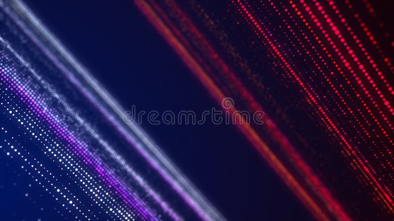 Abstract Vanishing Texture. the Concept of Data Movement by Binary Code ...