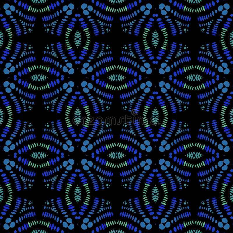 Seamless Background Pattern with a Variety of Multicolored Lines. Stock ...