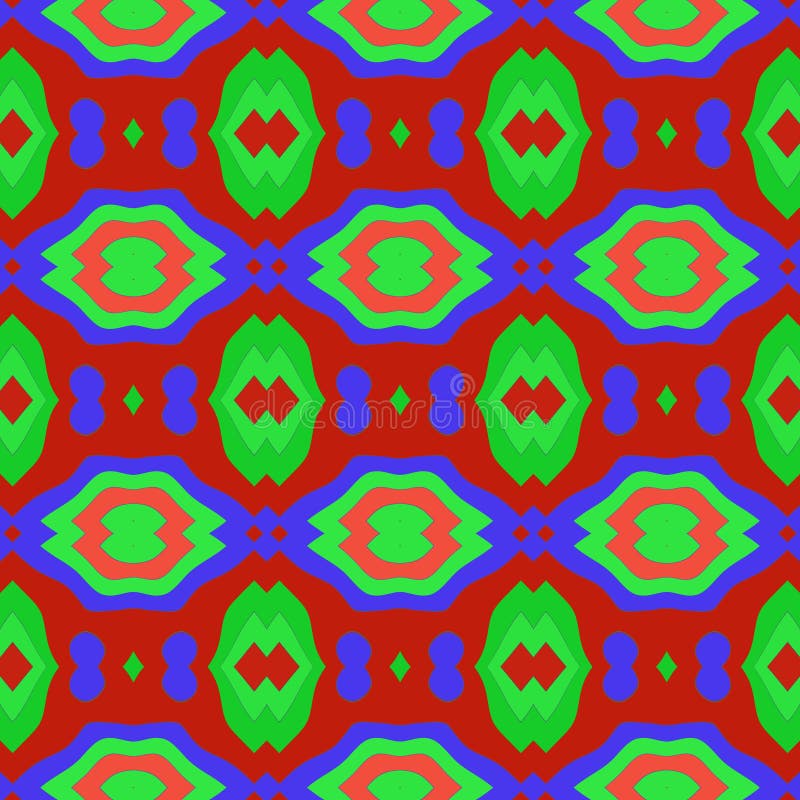 Seamless Background Pattern with a Variety of Multicolored Lines. Stock ...