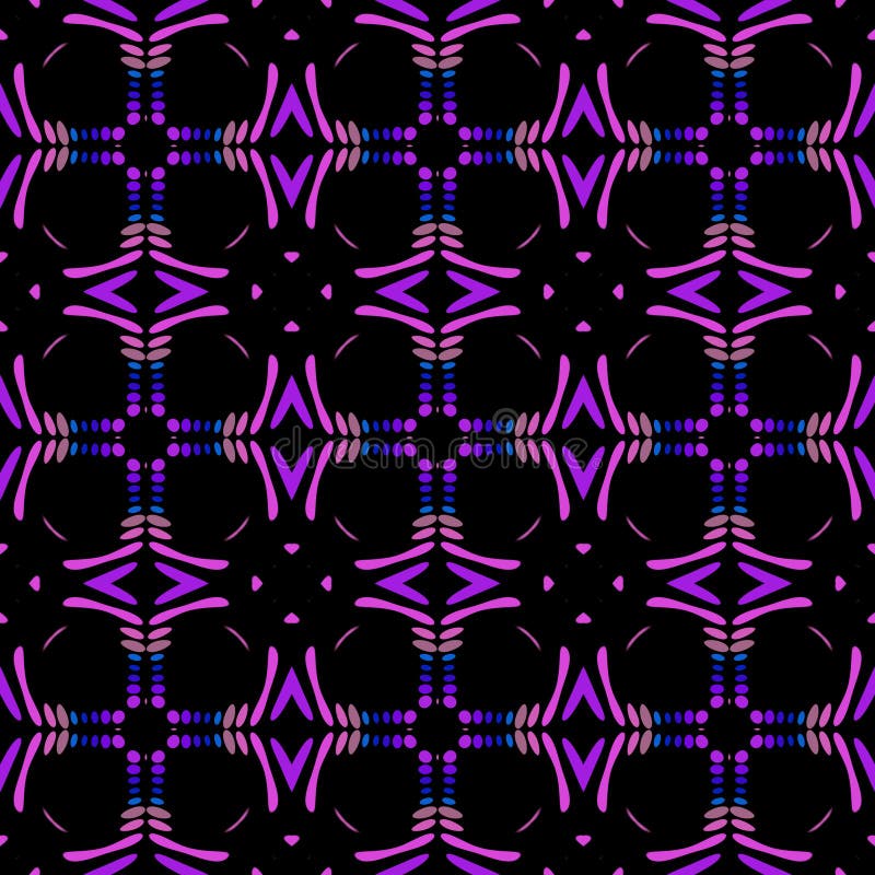 Seamless Background Pattern with a Variety of Multicolored Lines. Stock ...