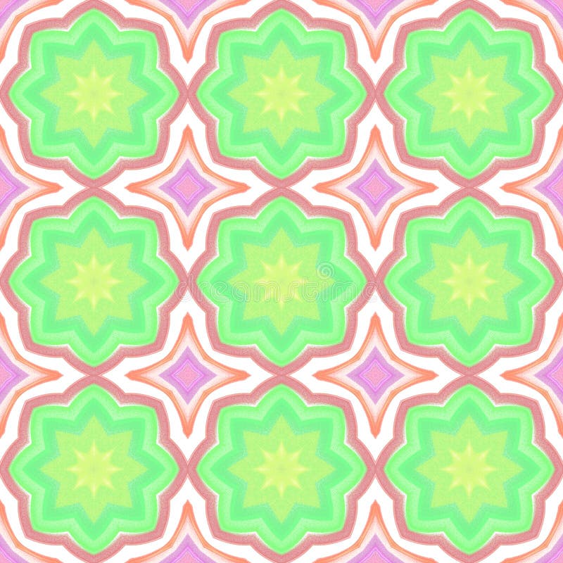 Seamless Pattern Background with Multi-colored Wavy Lines. Stock ...