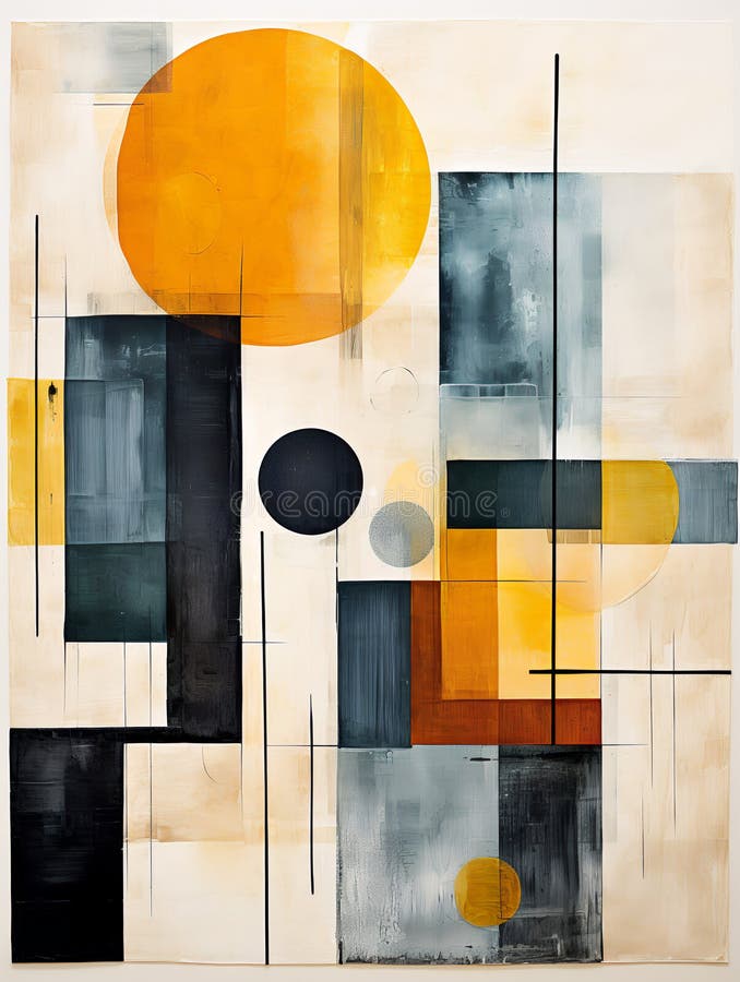 Abstract Various Forms in a Minimalist Style. Stock Illustration ...