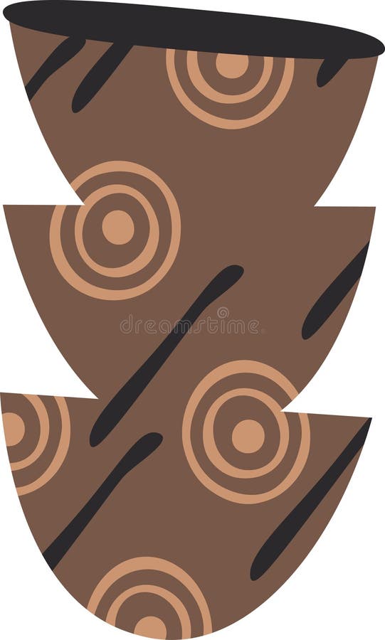 Abstract Vase for Flowers stock vector. Illustration of flower - 302231557