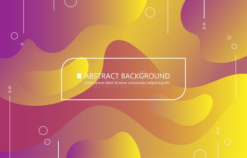 Abstract Vecor Fluid Yellow Gradient Wallpaper Stock Illustration ...