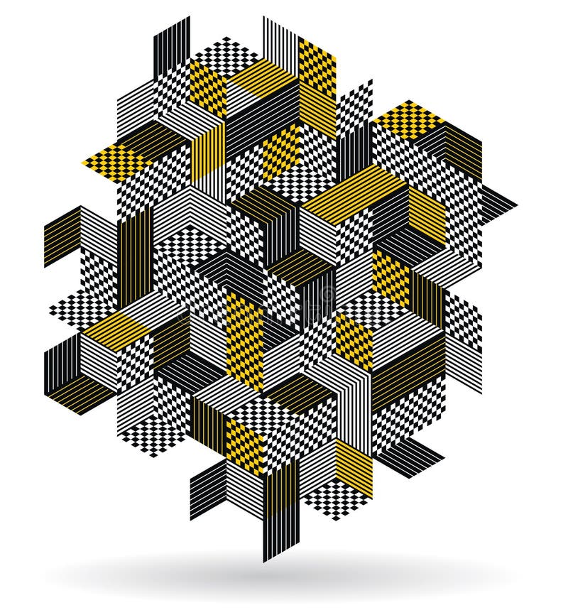 Abstract Vector Backgrounds Set Made with Linear Moire, Op Art Effect ...