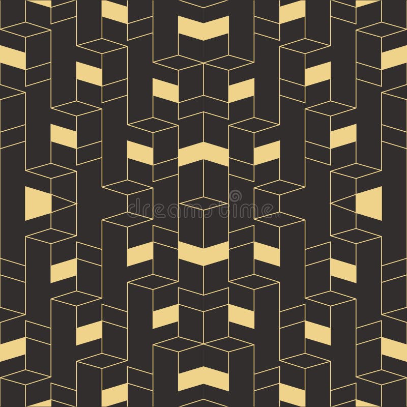 Abstract Vector Art Deco Modern Tiles Pattern Stock Vector ...