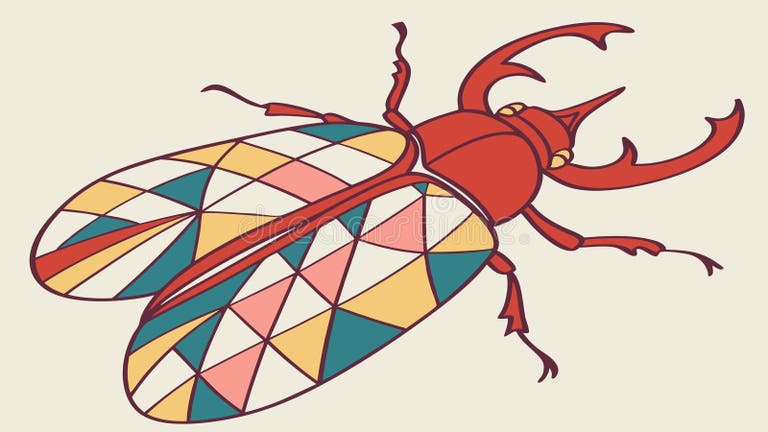 Detailed Winged Moth Creature Abstract Vector Art, Vector Design ...