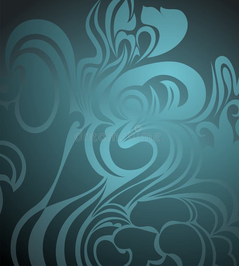 Abstract scroll pattern stock vector. Illustration of gothic - 31679125