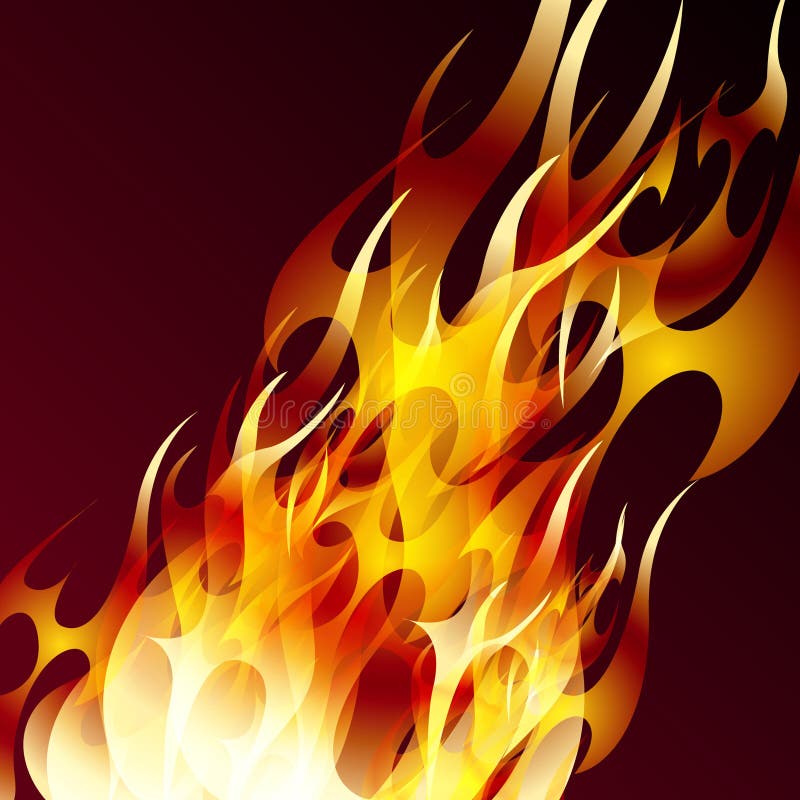 Vector of fire in mosaic. stock vector. Illustration of bonfire - 29074006