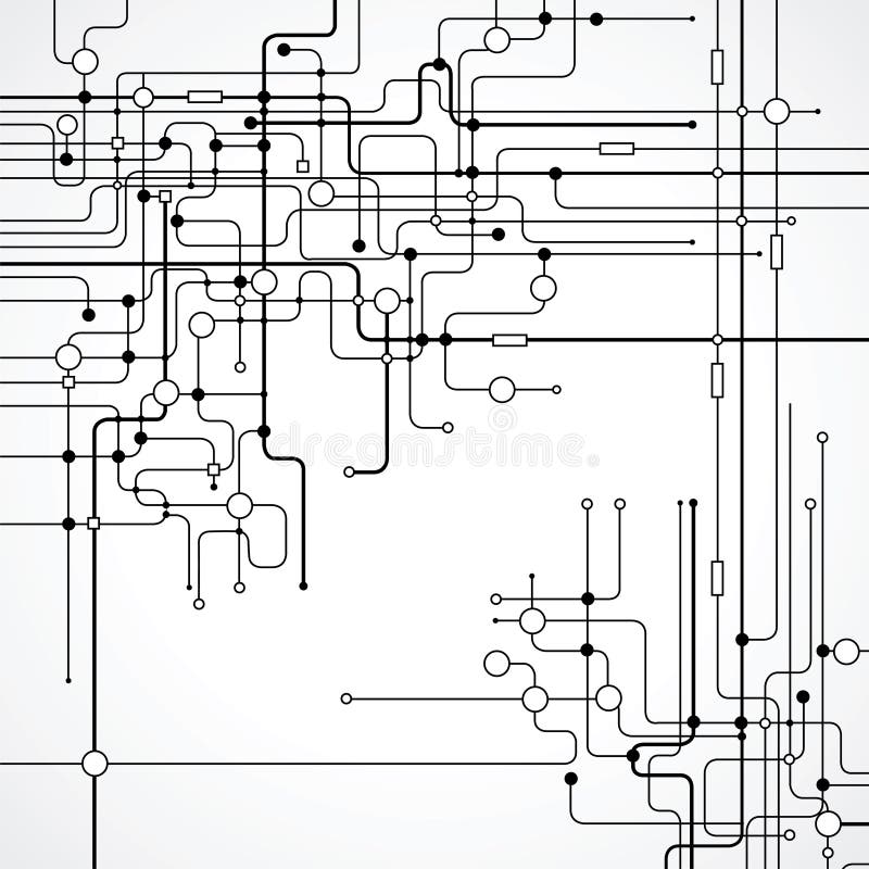 Abstract Flowchart Background Stock Illustration - Illustration of ...