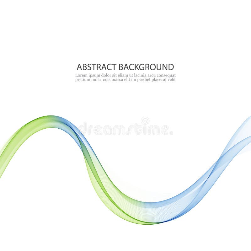 Blue Green Abstract Lines Transparent Background Stock Illustrations ...