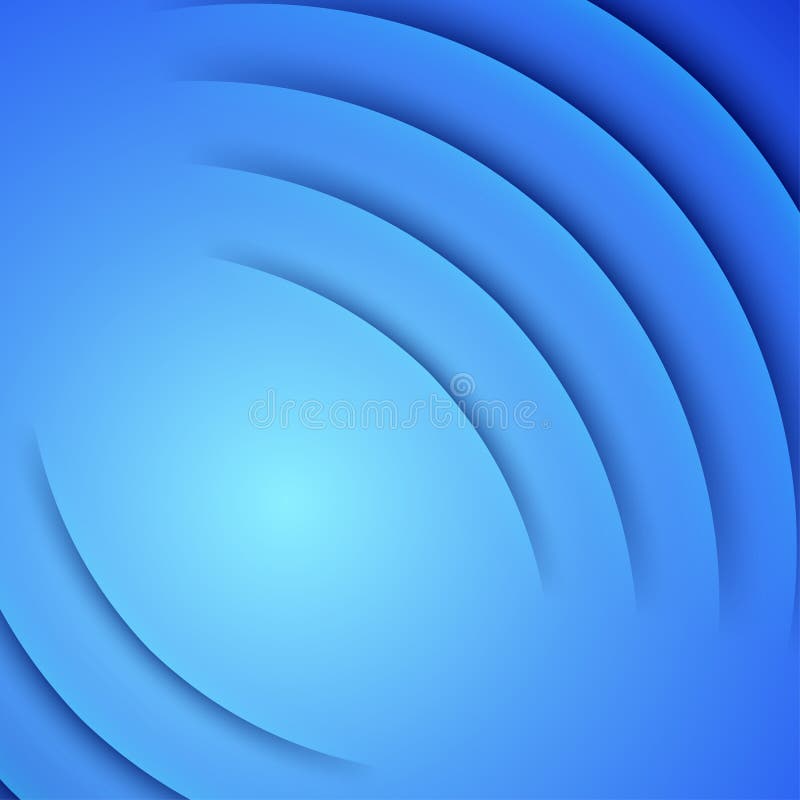 Abstract Vector Background with Blue Layers Stock Vector - Illustration ...