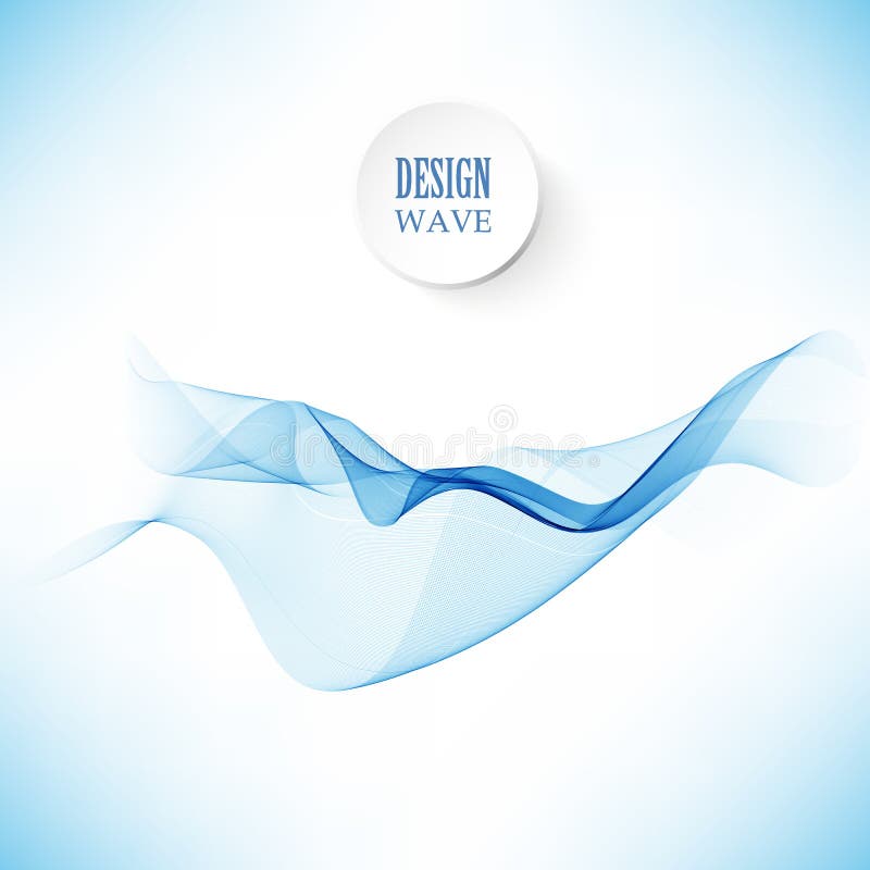 Abstract Blue Wave Flyer Design Template Health Care Concept Stock ...