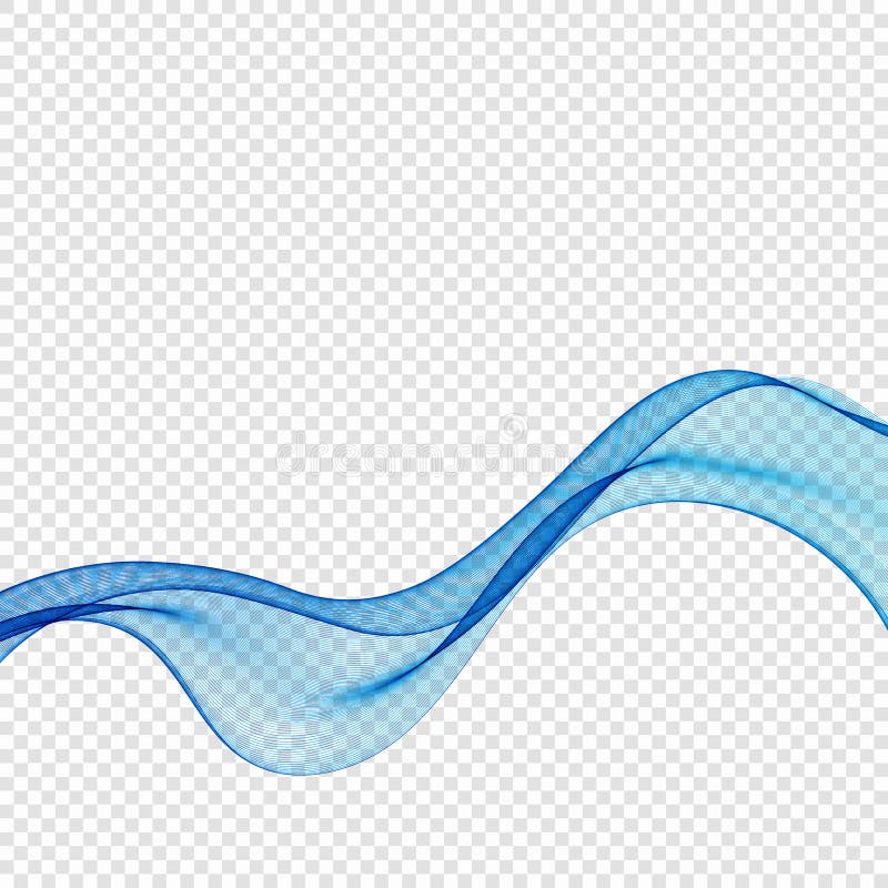 Abstract Vector Background, Blue Waved Lines for Brochure, Website ...