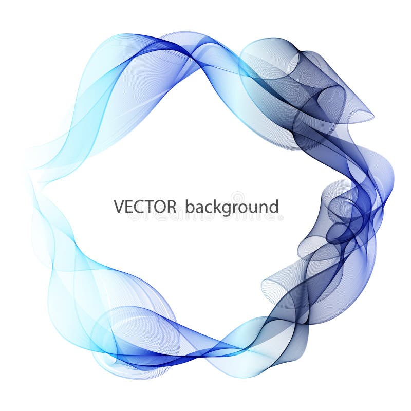 Abstract Vector Background. Abstract Wave Circles. Circle Frame. Stock ...