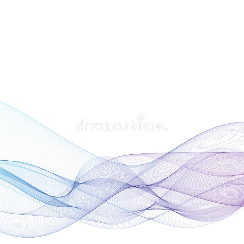 Color Flow Waved Lines for Brochure, Website, Flyer Design. Transparent ...