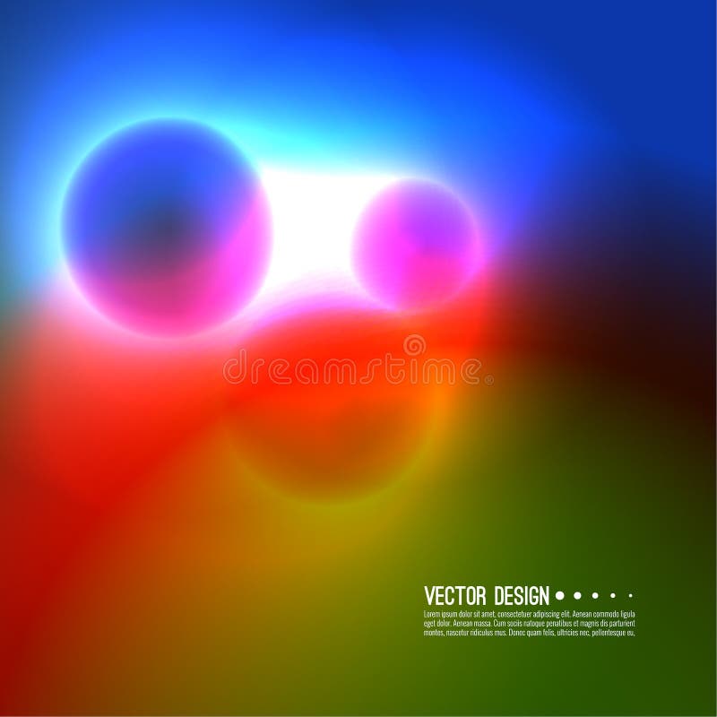 Colorful Overlapping Fluorescence Spheres Stock Illustrations – 3 ...