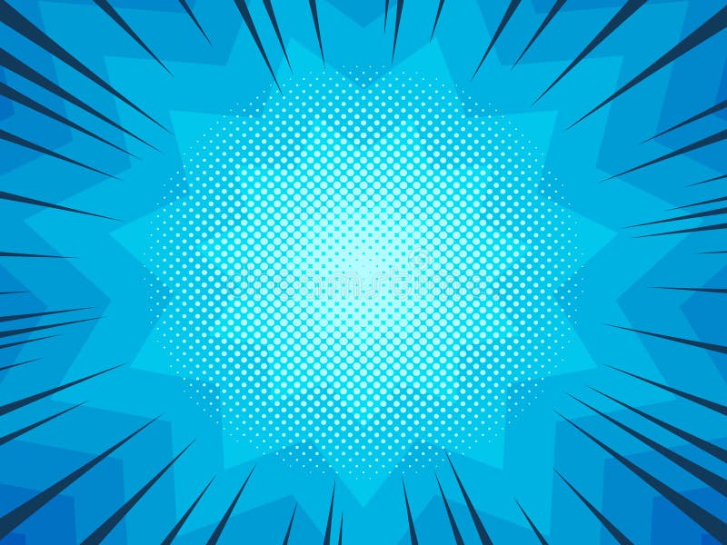 Abstract Vector Background, Comic Poster Book Style Element Stock ...