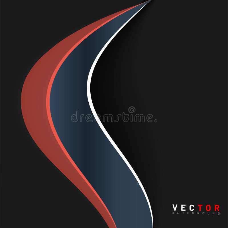 Abstract Vector Background. Concept Shape Curved Pattern. Wave Texture ...