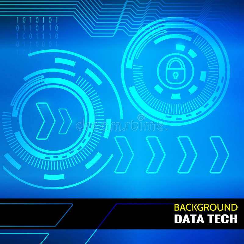 Abstract Vector Background for Data Theme Stock Vector - Illustration ...