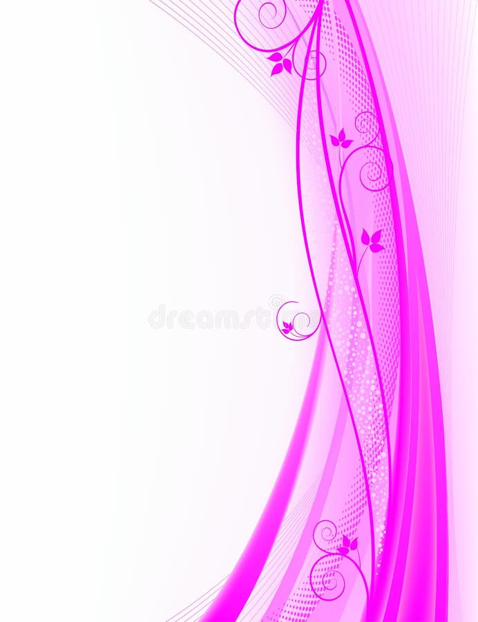 Abstract Vector Background Illustration Art Design Pink Purple Curve ...