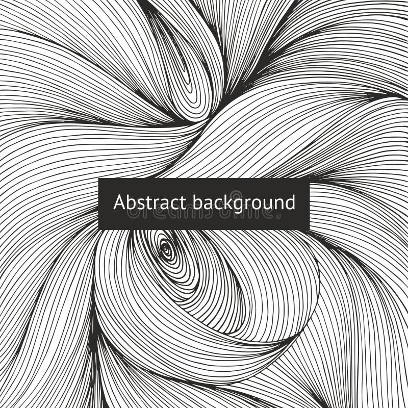 Abstract Vector Background with Intricate Intertwining Lines Stock ...
