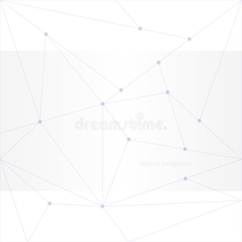 Abstract Vector Background. Modern Blue Grey and White Network Pattern ...