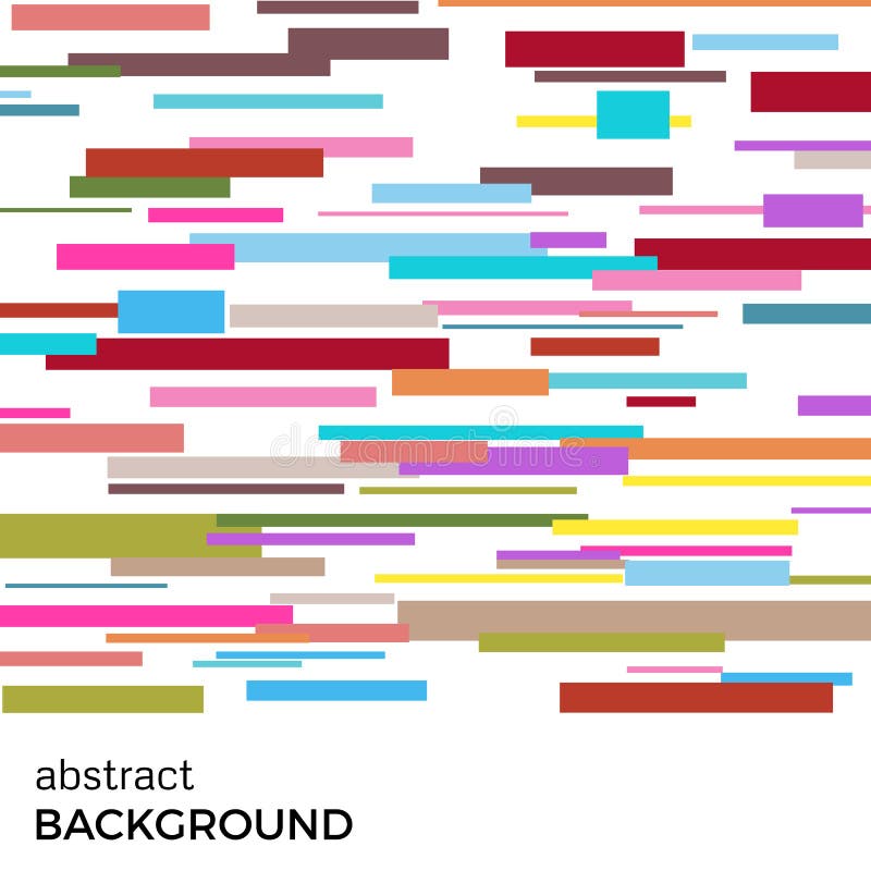 Abstract Vector Background of Multicolored Rectangles of Different ...