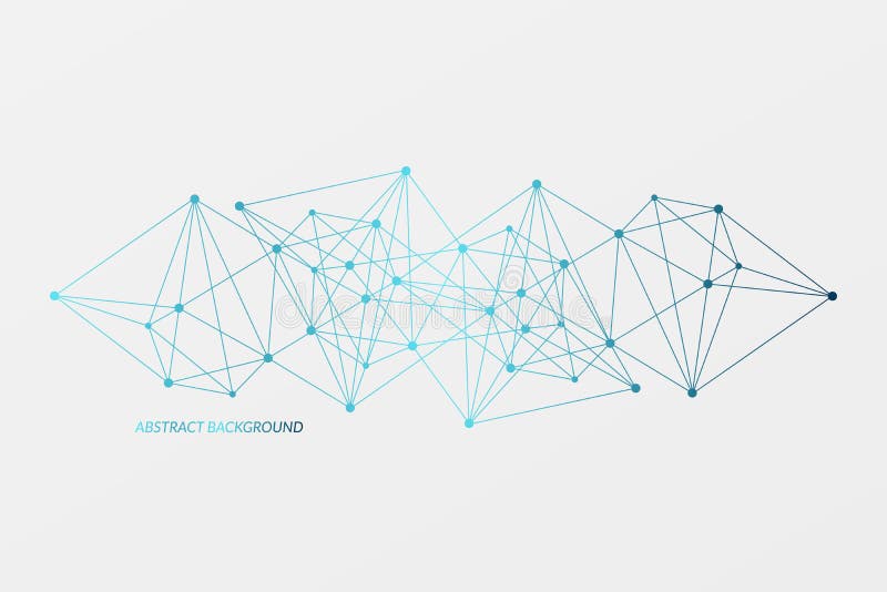 Abstract Vector Background Triangle Network Pattern Pink Violet White Illustration For