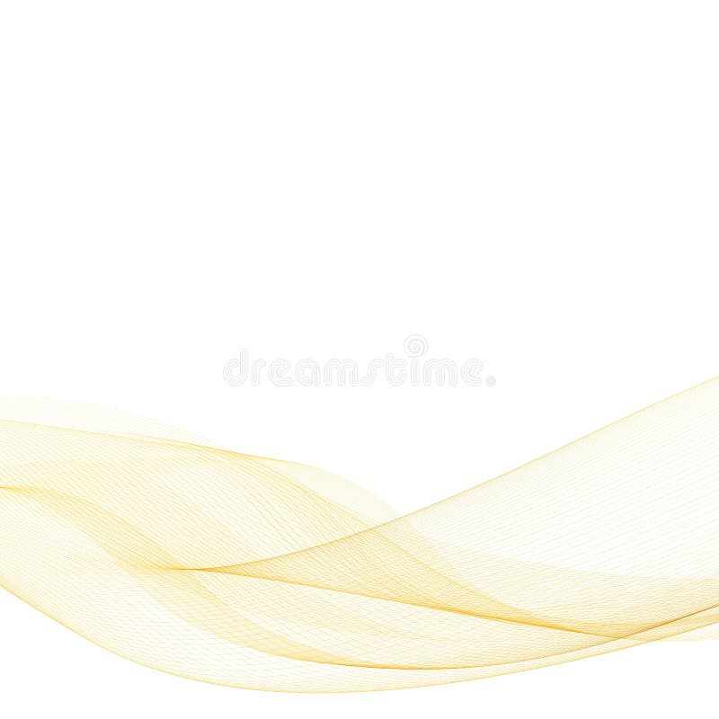 Abstract Vector Background With Orange Smooth Color Wave Color Wavy