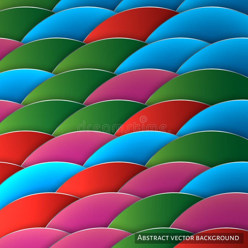 Abstract Vector Background. Overlapping Paper Stock Vector ...