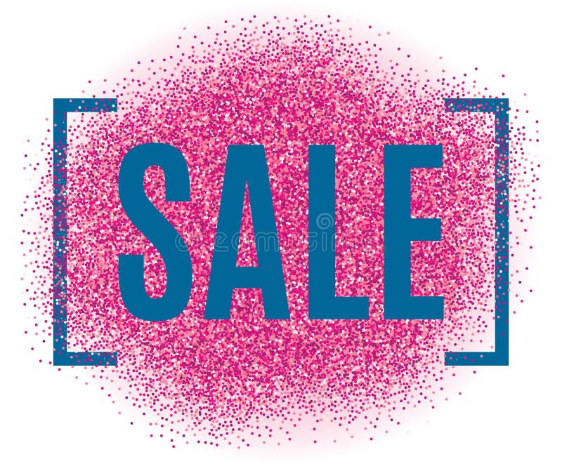 Abstract Vector Background with Pink Particles for Sale Stock Vector ...